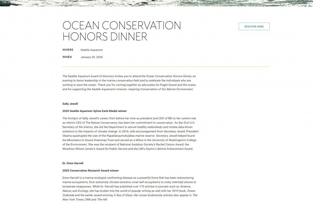 Ocean Conservation Researcher Award – DREW HARVELL